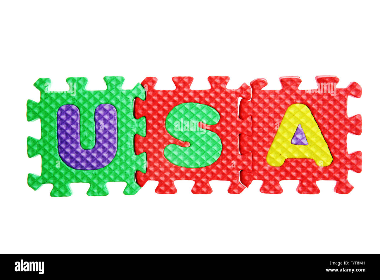 Colorful letters numbers puzzle hi-res stock photography and images - Alamy