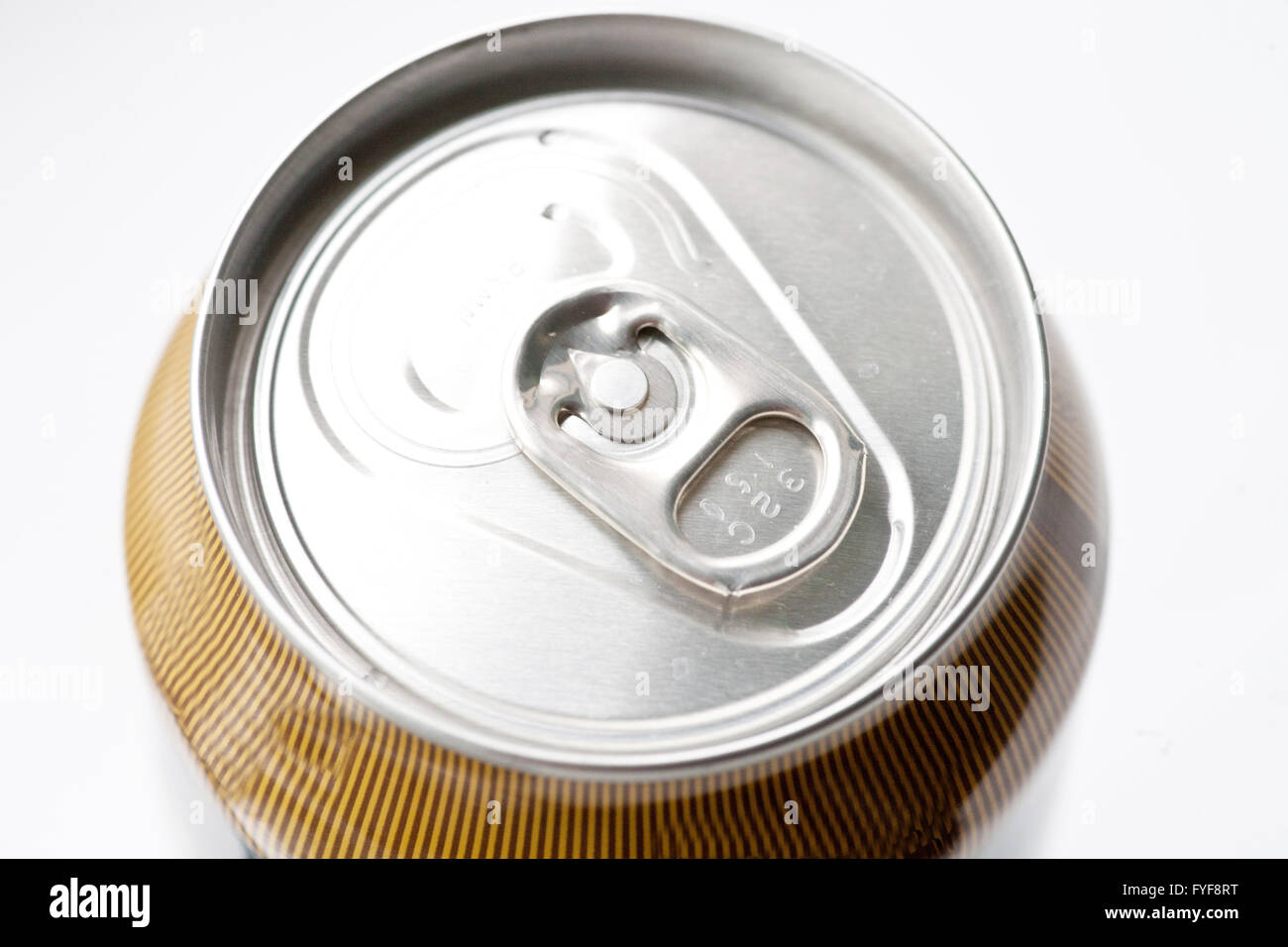 Aluminum drink can isolated over white background Stock Photo - Alamy