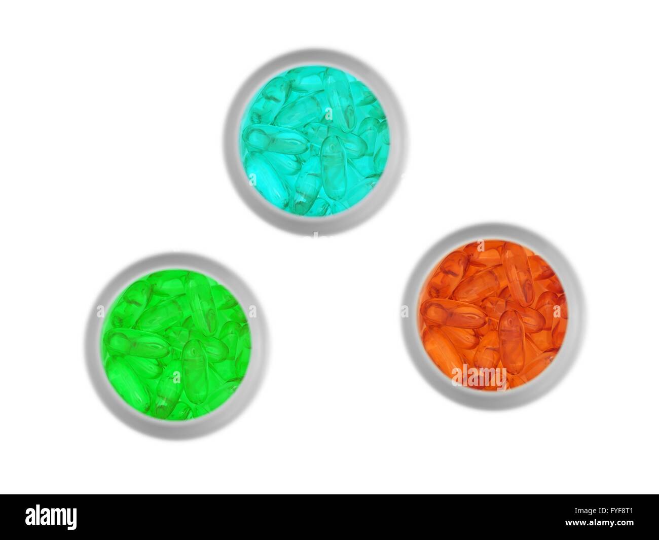 Prescription drugs isolated on a white background Stock Photo - Alamy