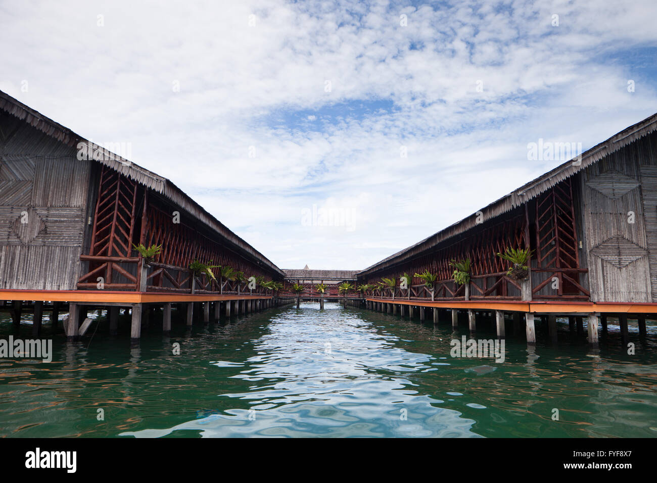 Over water bungalow Stock Photo - Alamy