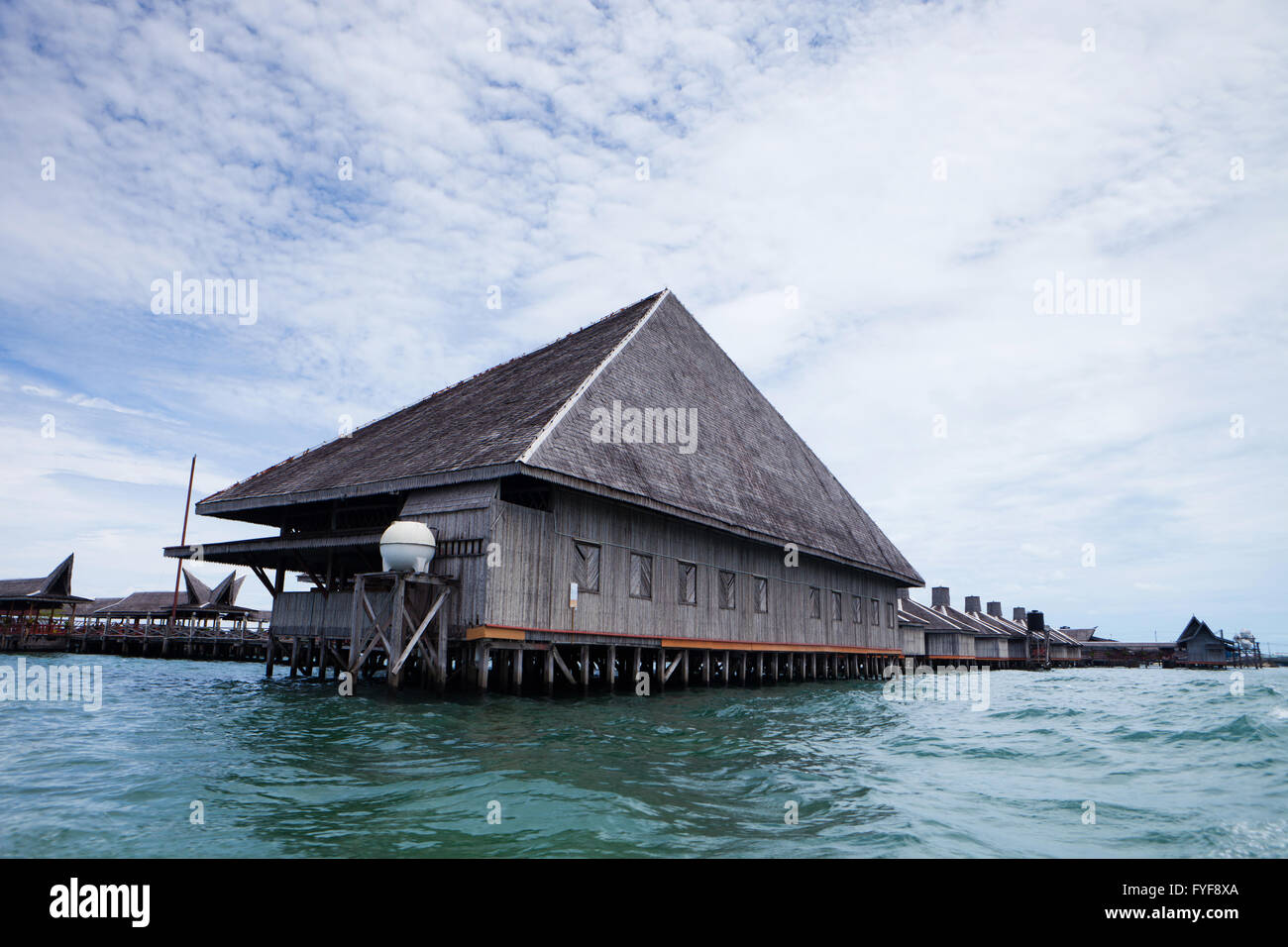 Over water bungalow Stock Photo - Alamy