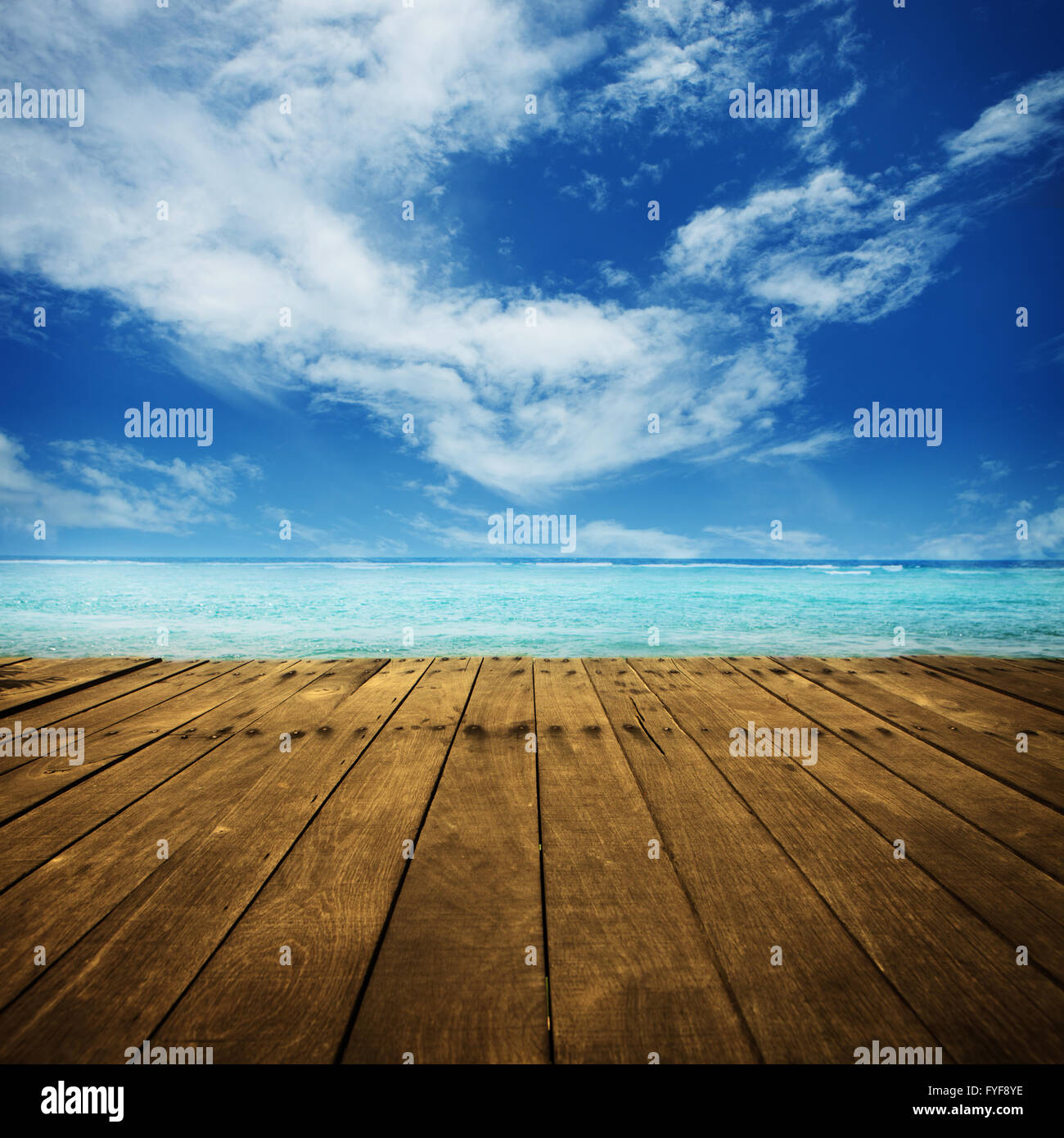 platform beside sea Stock Photo - Alamy