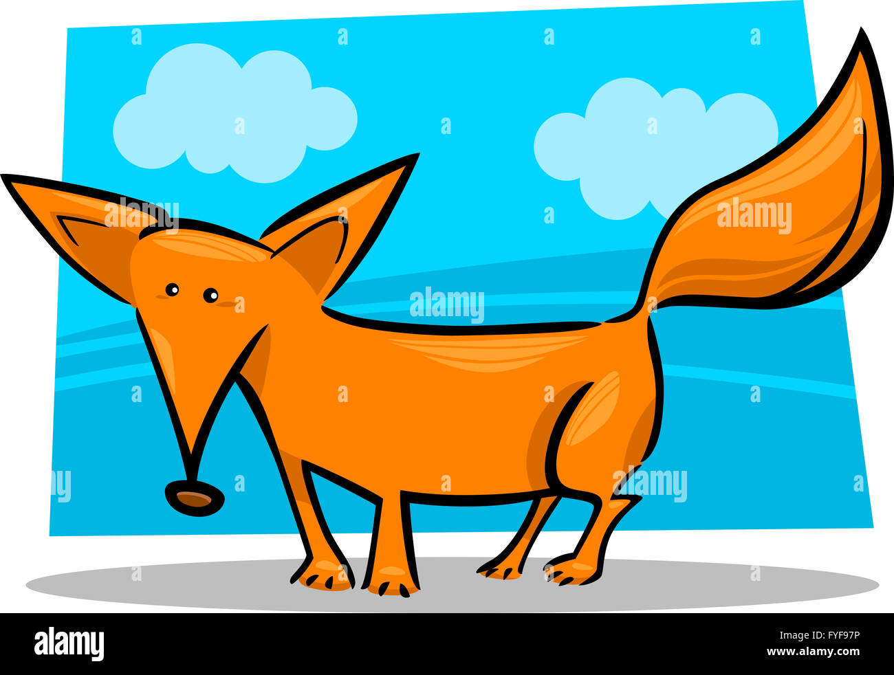 Red Fox Cartoon Stock Photos & Red Fox Cartoon Stock Images - Alamy