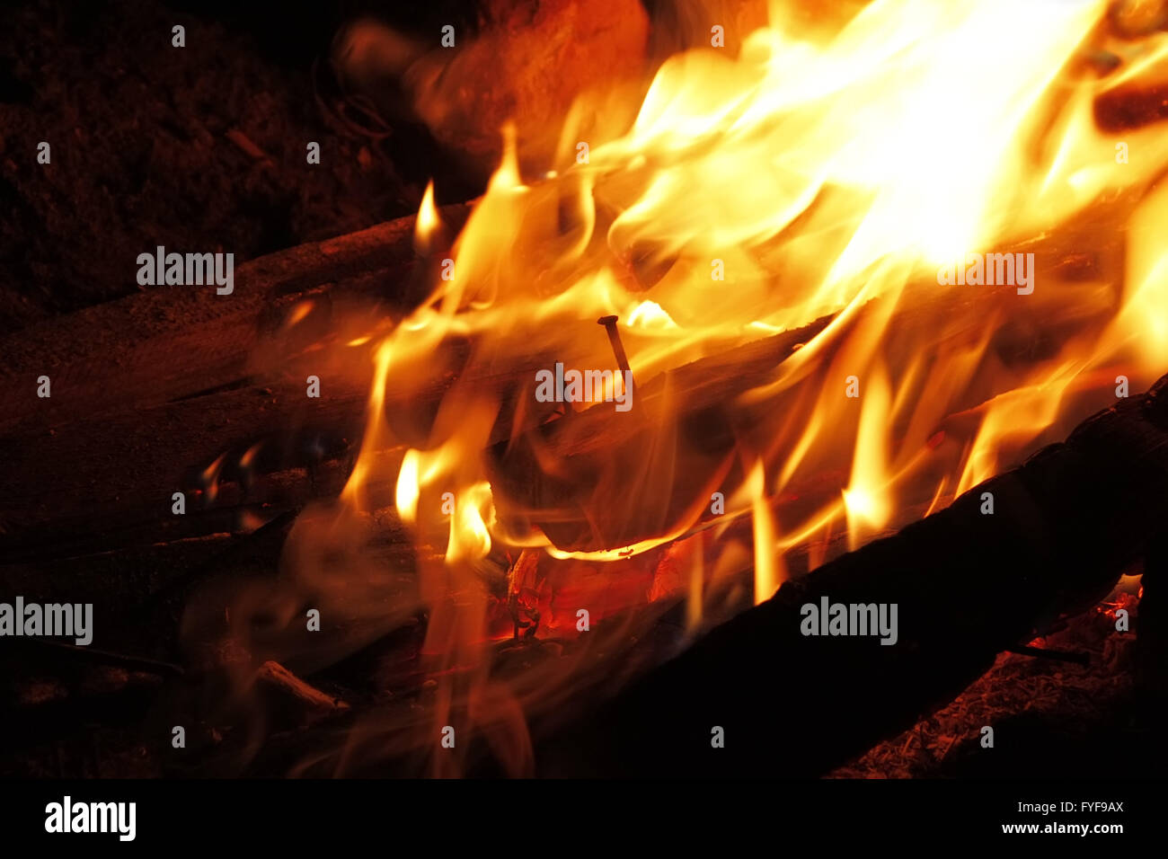 Fire is burning Stock Photo - Alamy
