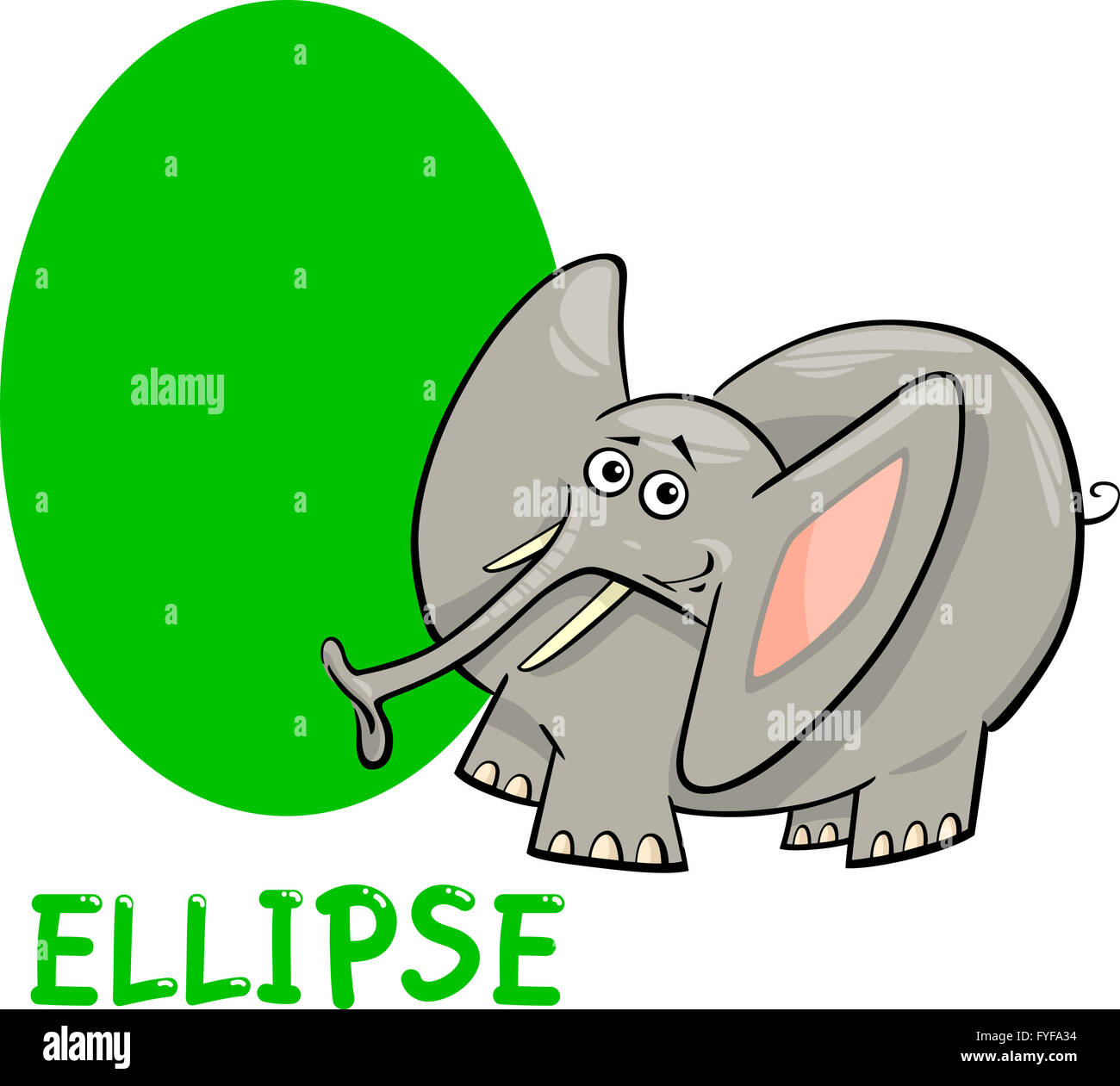 Ellipse shape for children hi-res stock photography and images - Alamy