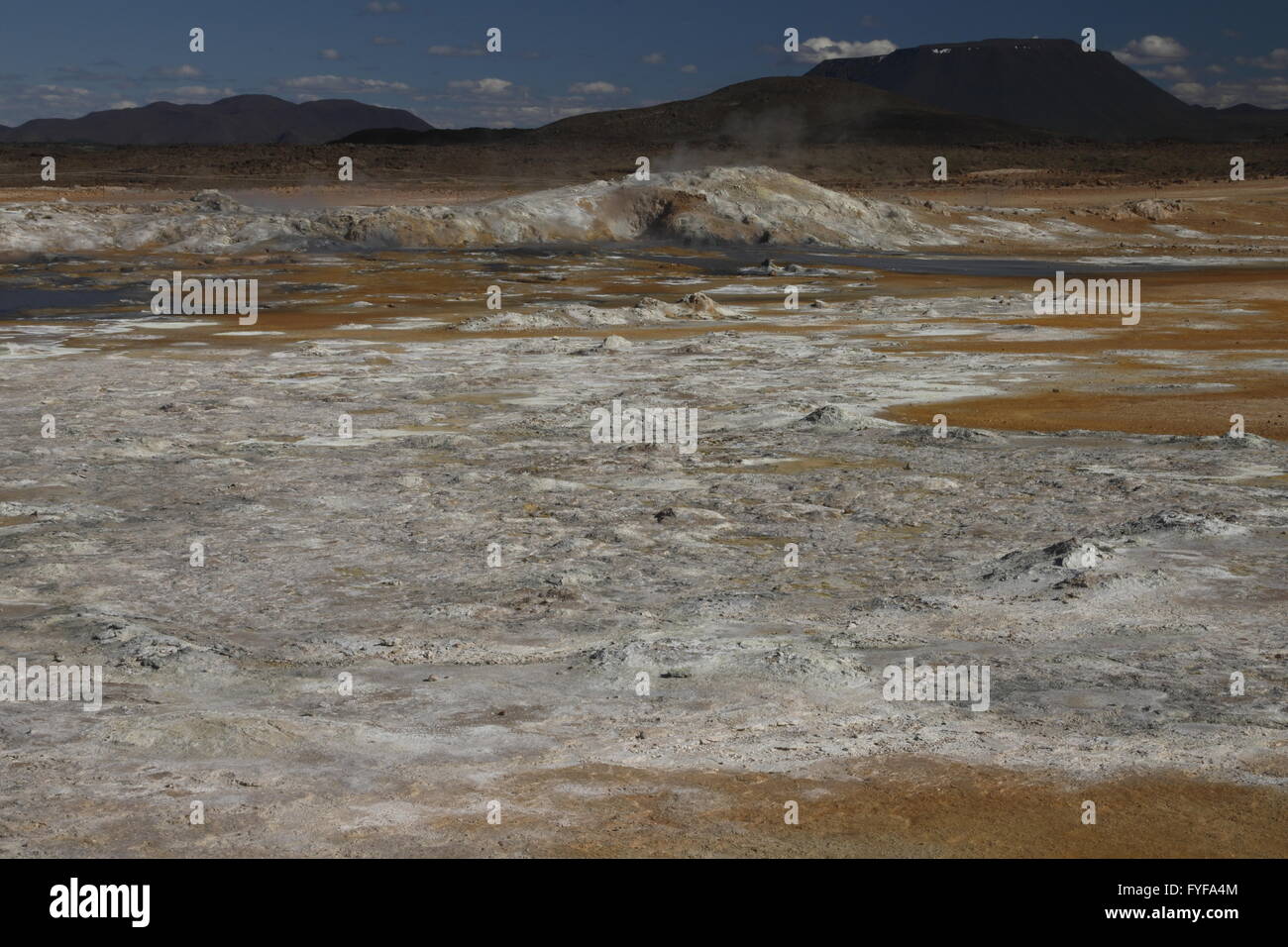 Fumaroles in Hverir Stock Photo - Alamy