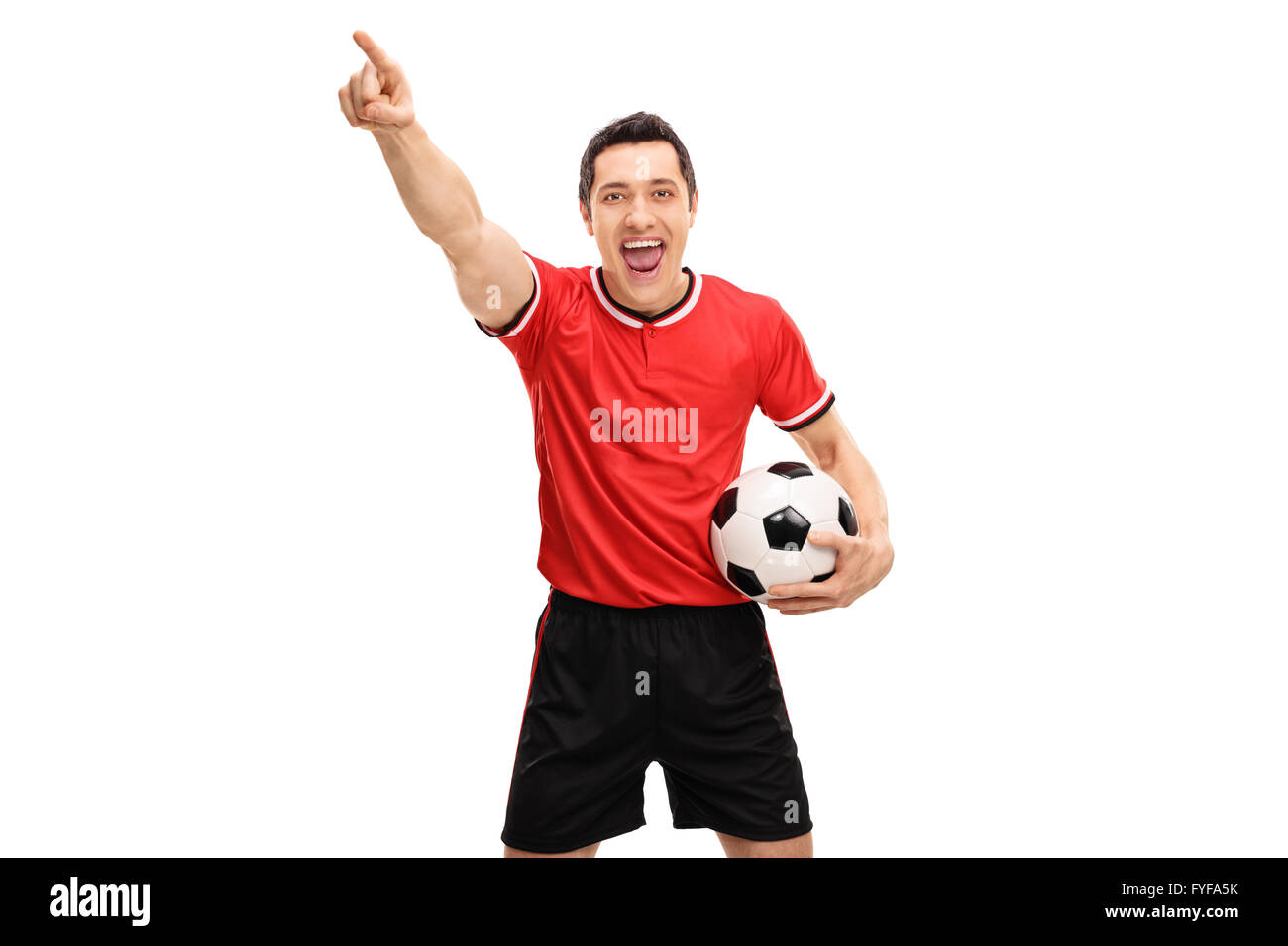 Football player celebrating hi-res stock photography and images - Alamy