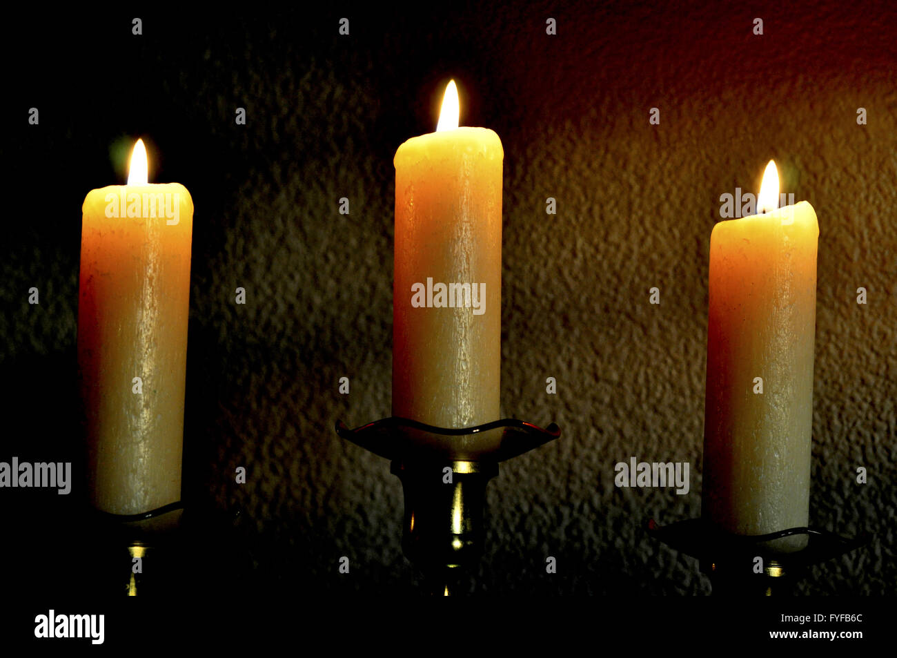 Trinity candles hi-res stock photography and images - Alamy