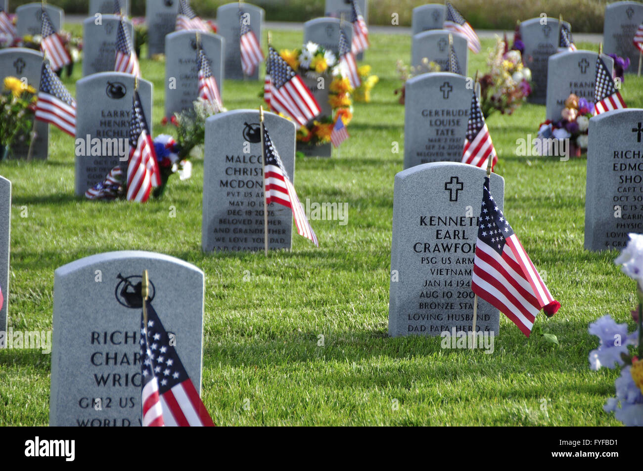 Idaho veterans cemetery hi-res stock photography and images - Alamy