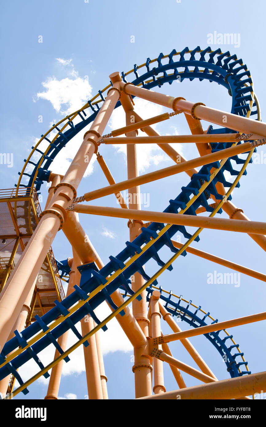 roller coaster view Stock Photo - Alamy