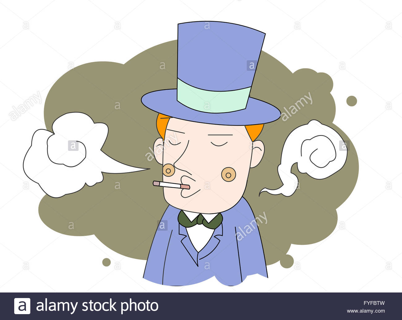 Smoking Addiction Cartoon Stock Photos & Smoking Addiction Cartoon ...