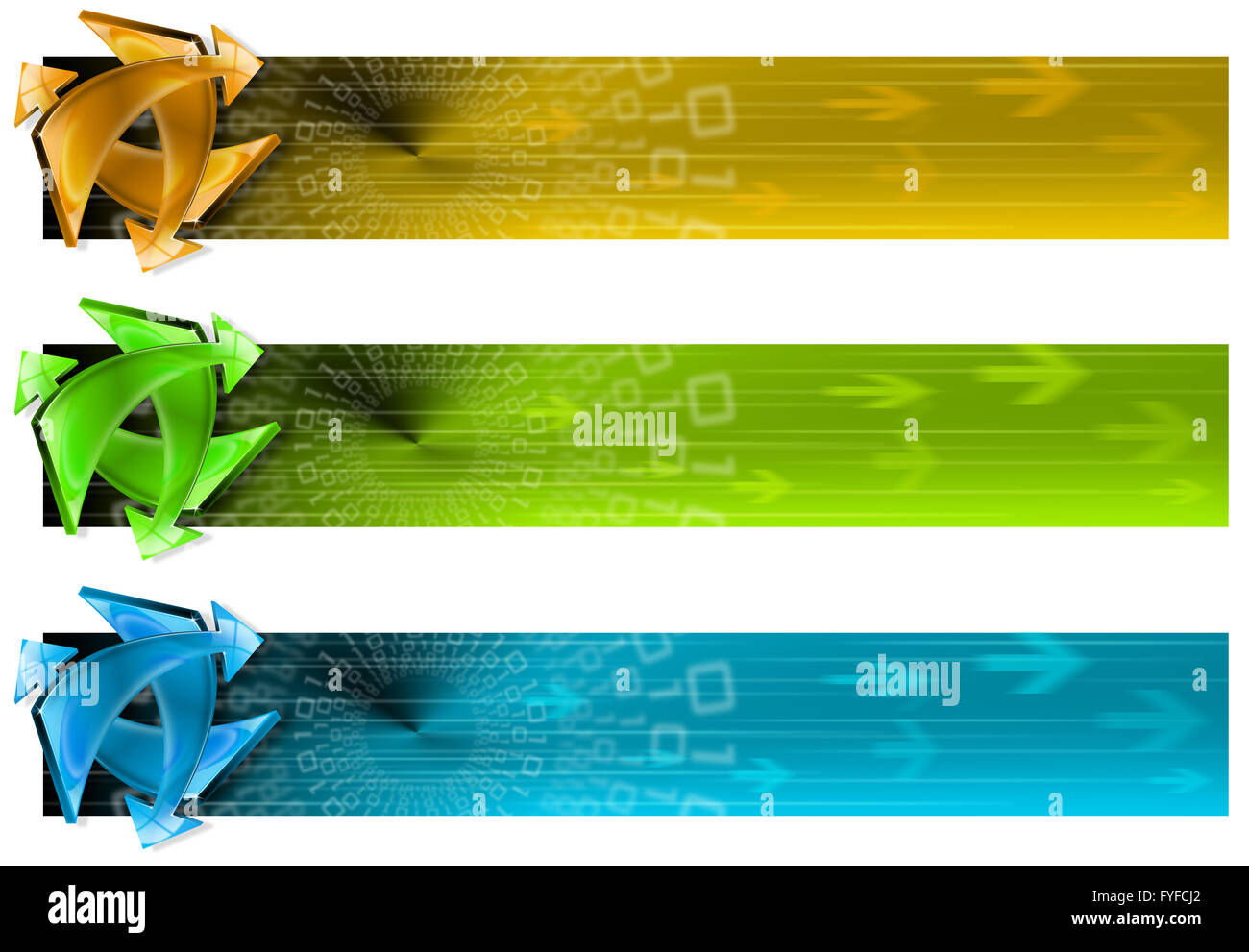 Collection of 3 connection banners Stock Photo - Alamy