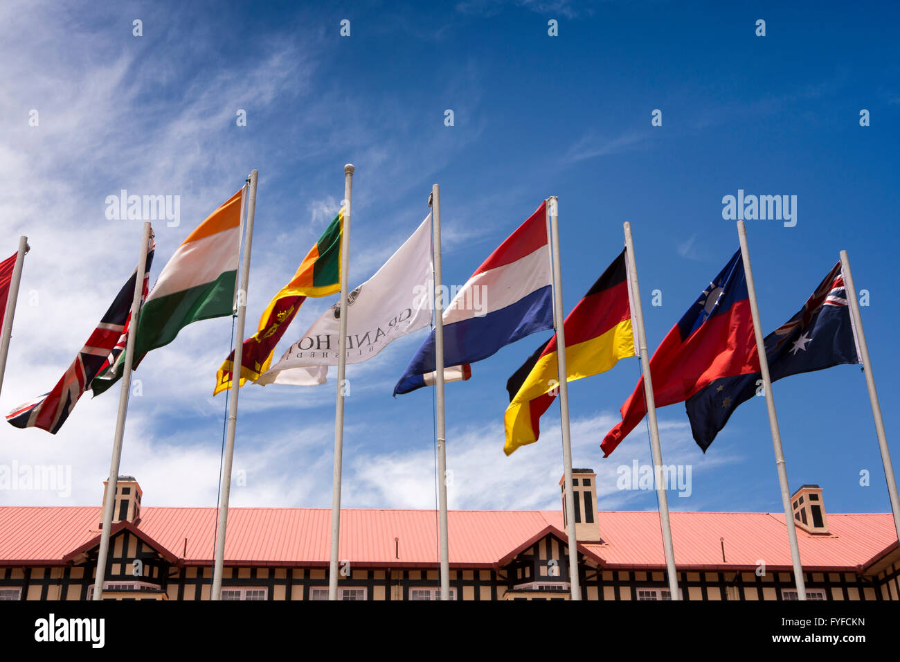 Hotel flags hi-res stock photography and images - Alamy