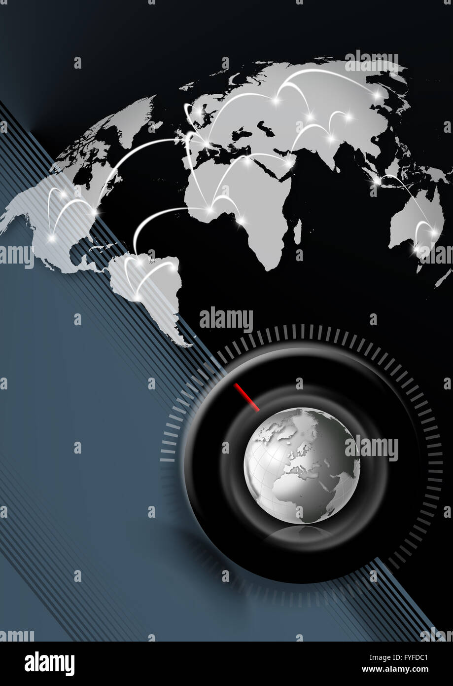 Time global business background Stock Photo - Alamy