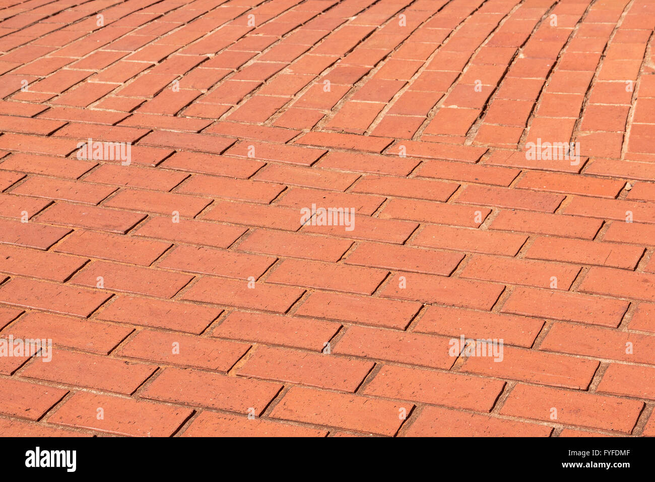 Closeup pattern red brick paved hi-res stock photography and images - Alamy