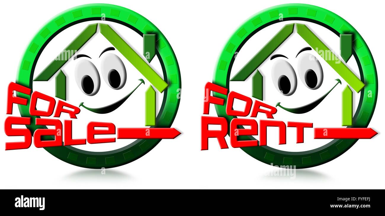Home for sale and rent Stock Photo - Alamy