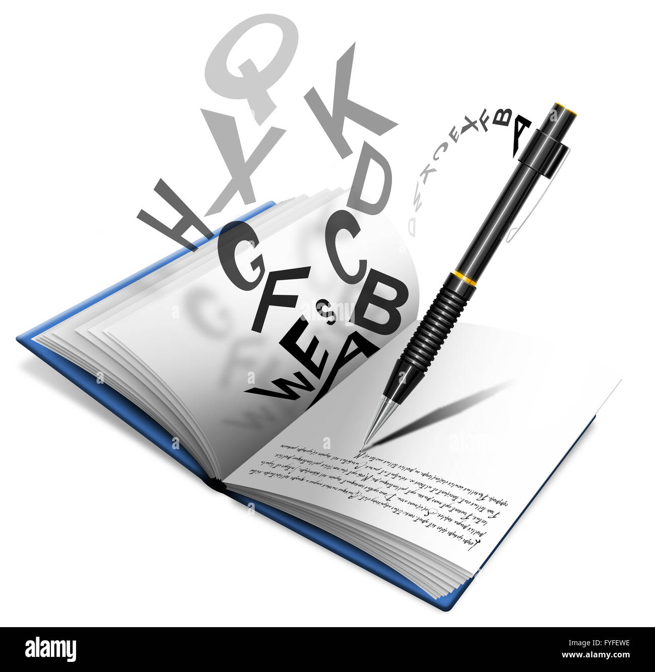 Pencil and paper exercises hi-res stock photography and images - Alamy