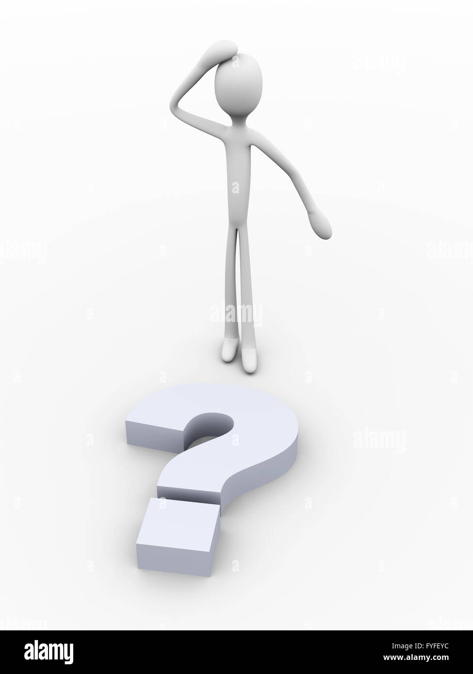 Difficult question Cut Out Stock Images & Pictures - Alamy