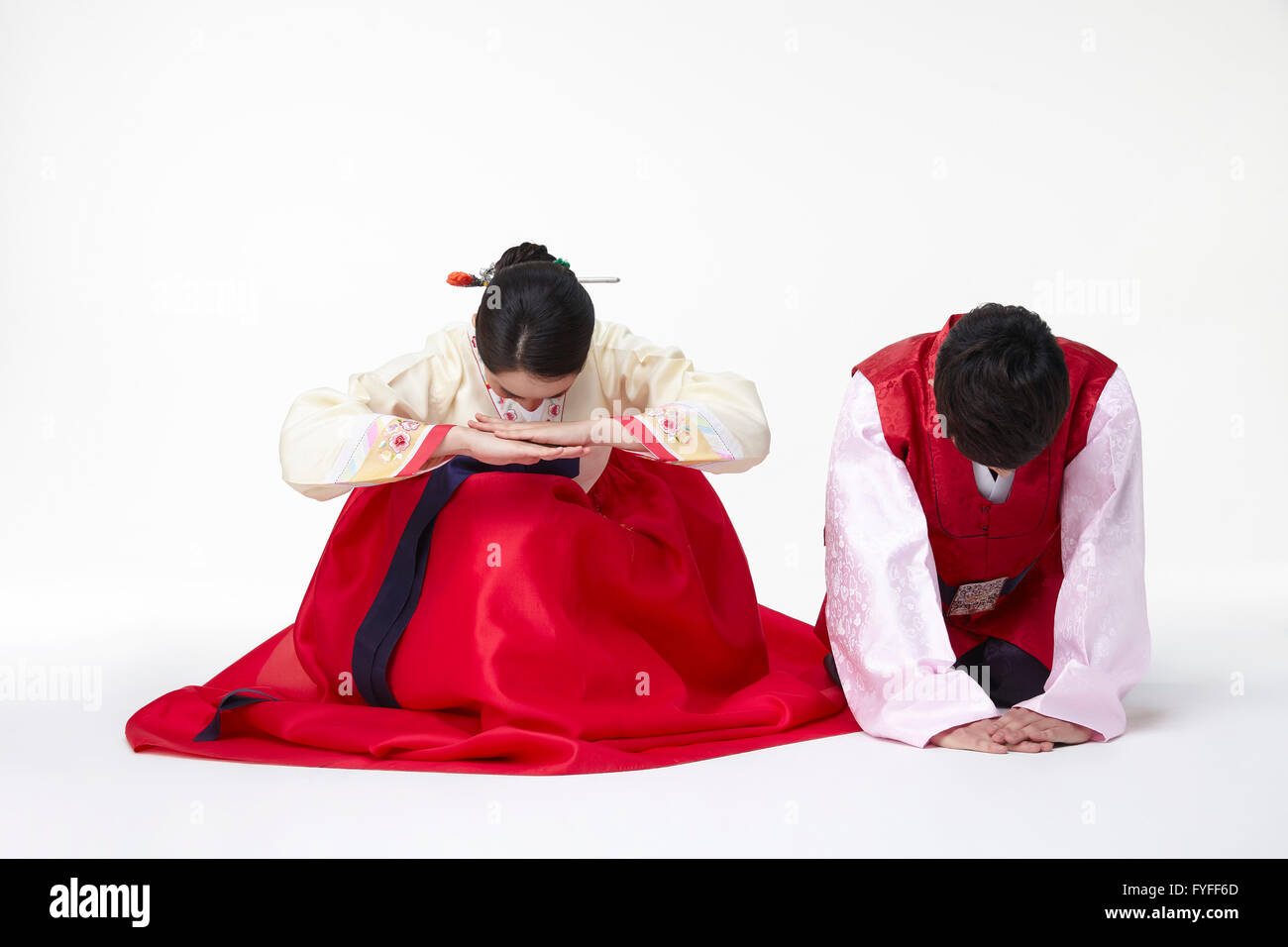 Two Women Bowing High Resolution Stock Photography and Images - Alamy