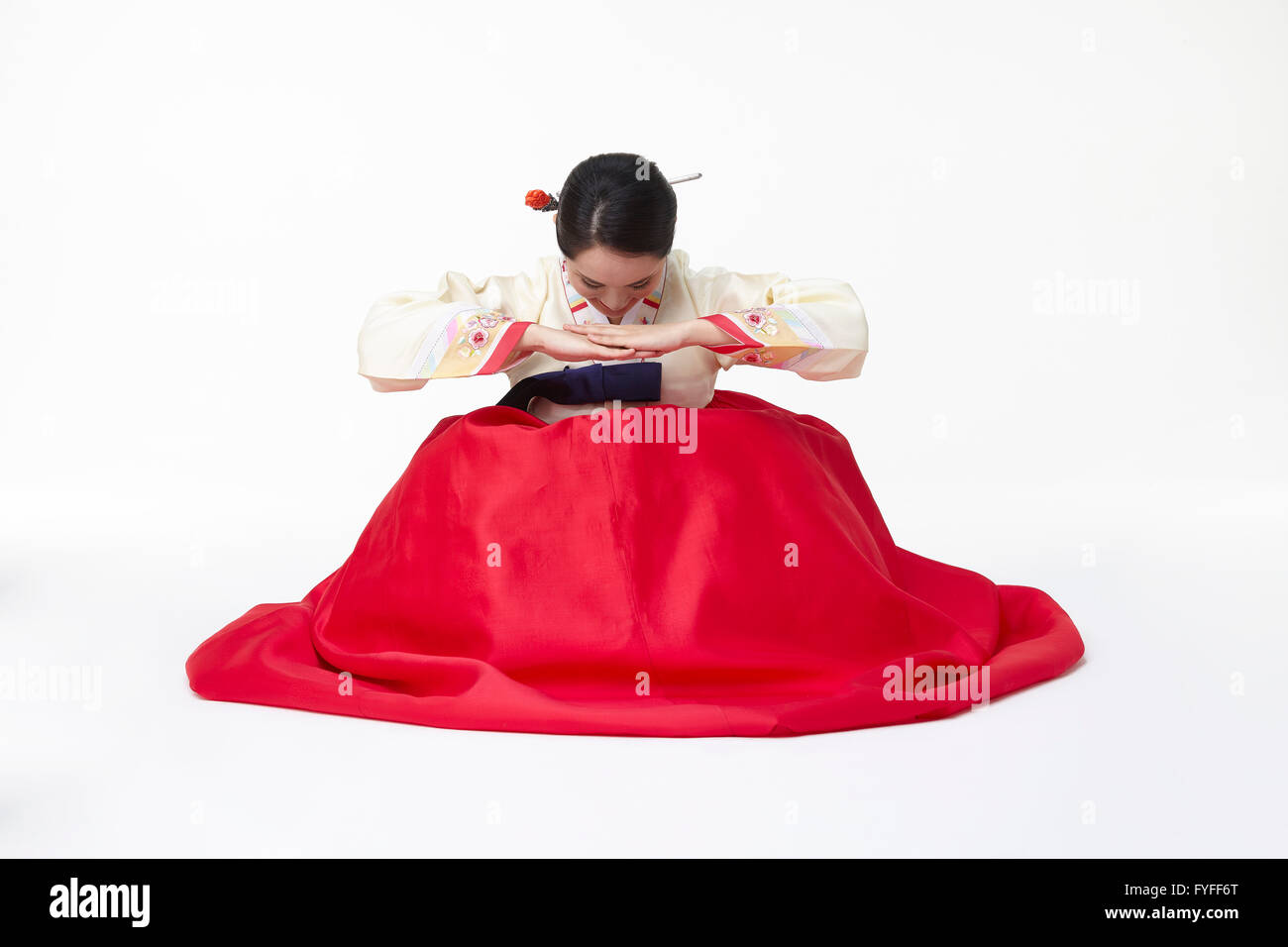 Korean Traditional Bowing High Resolution Stock Photography and Images ...