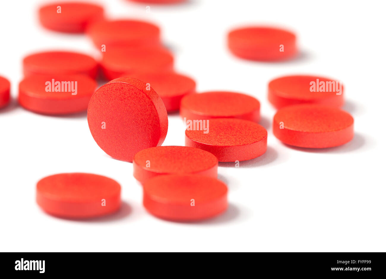Medicinal pills piled up a bunch of closeup Stock Photo - Alamy