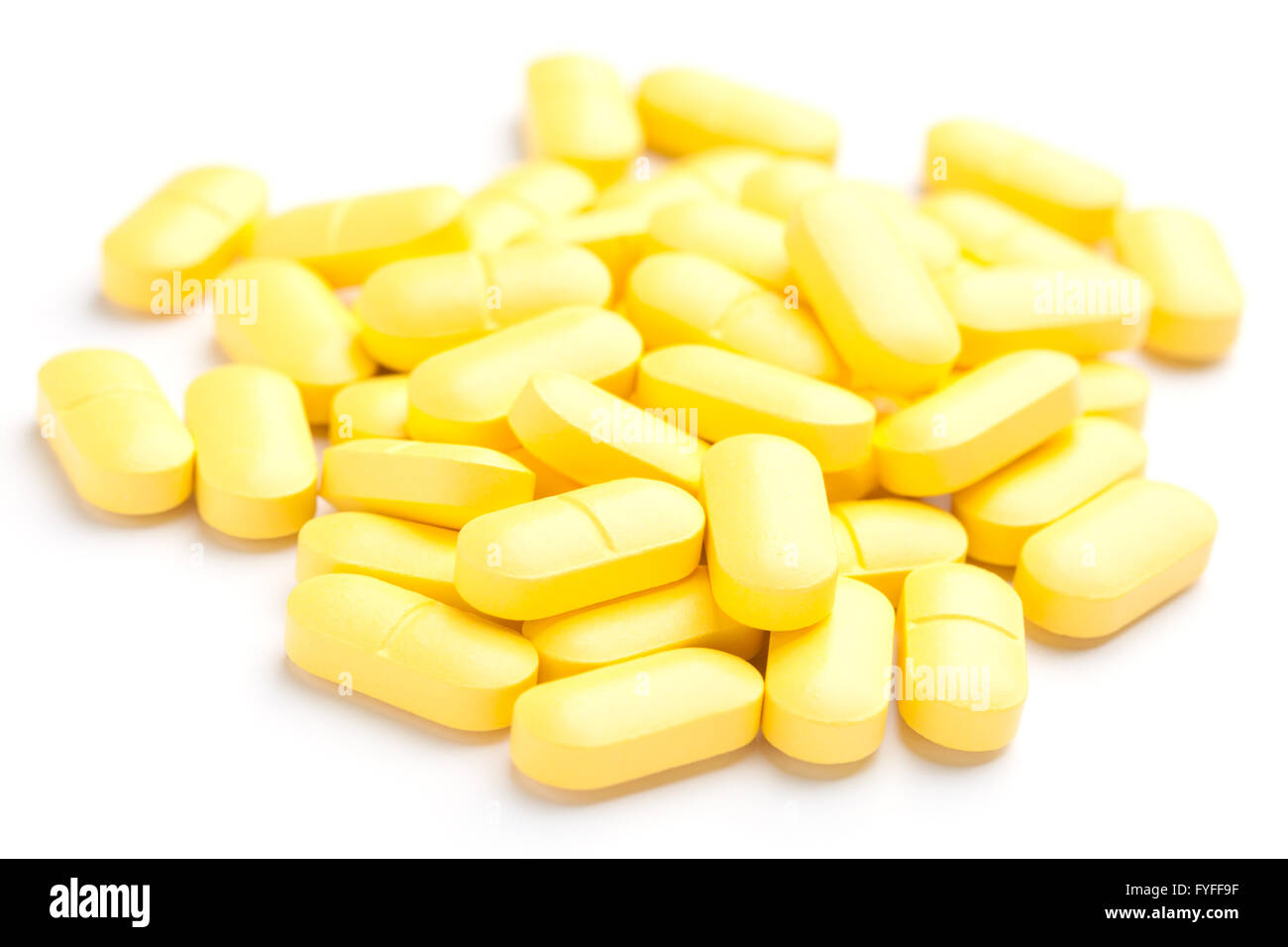Medicinal pills piled up a bunch of closeup Stock Photo - Alamy