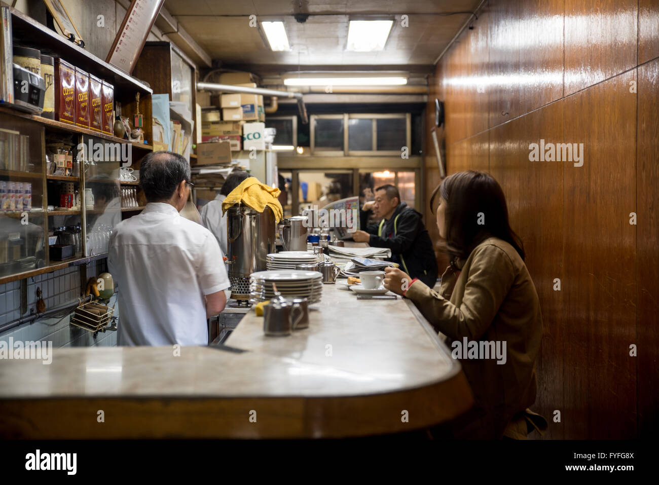Fish Market bar Stock Photo - Alamy