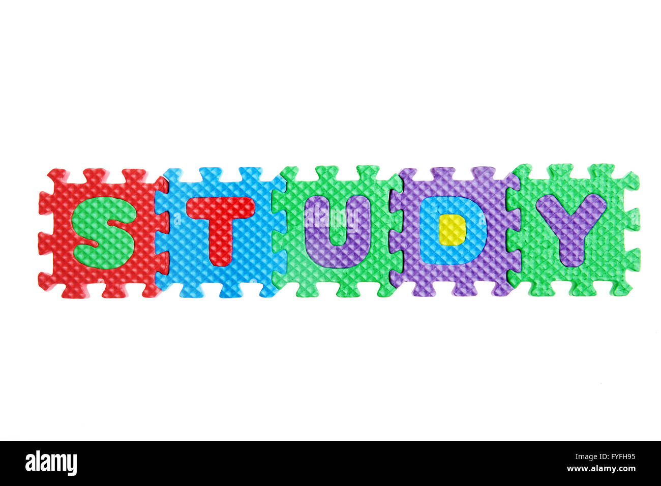 Colorful alphabet puzzle hi-res stock photography and images - Alamy