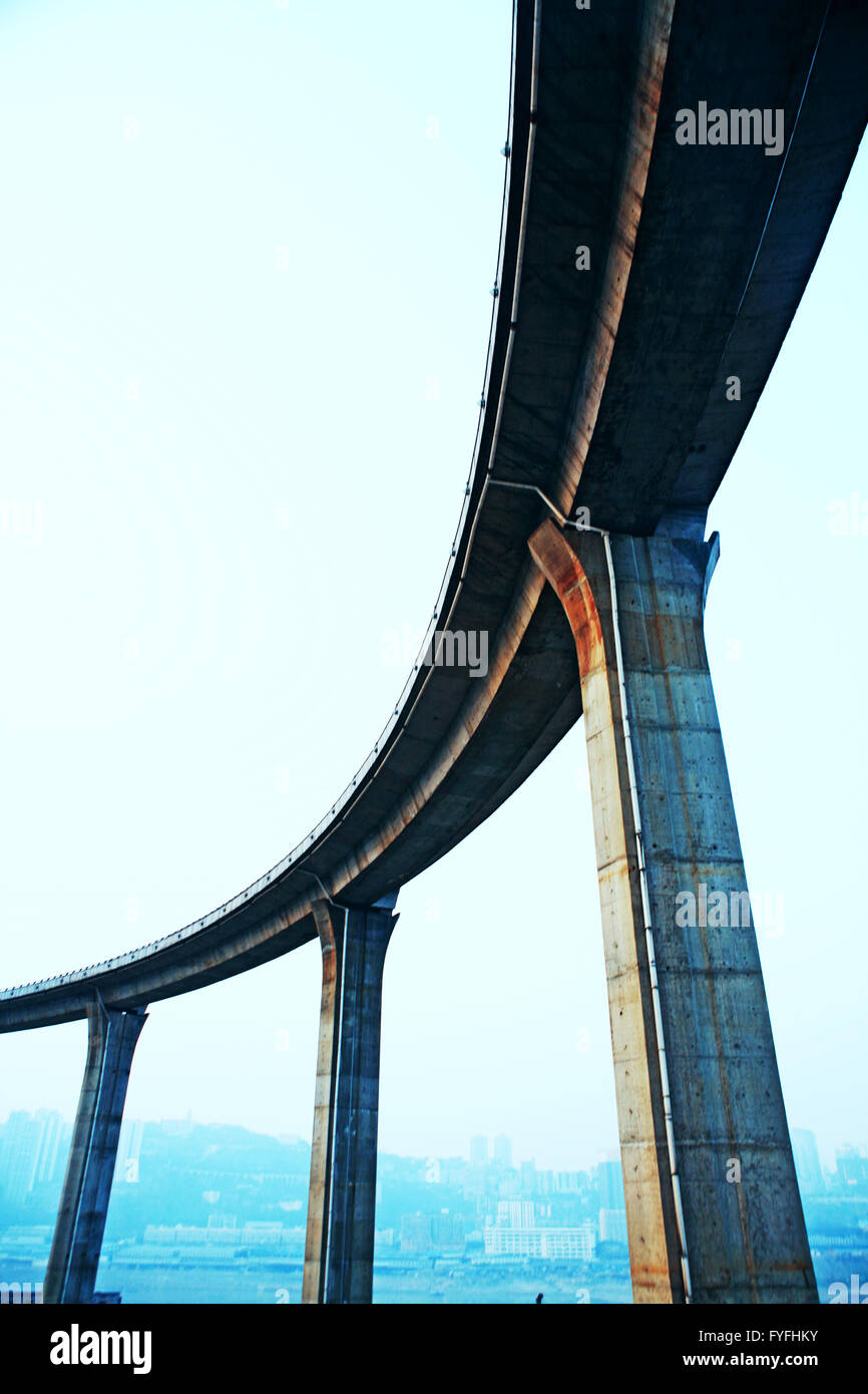Large highway viaducts Stock Photo - Alamy