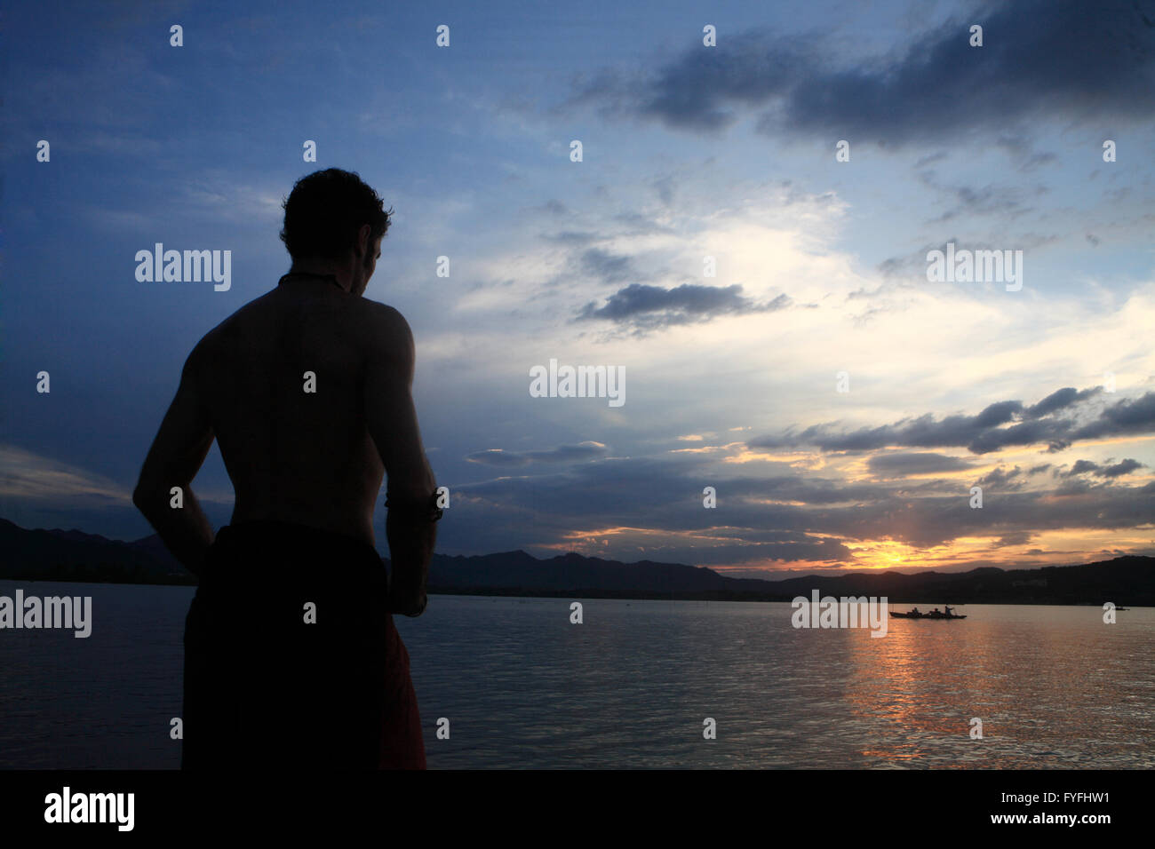 foreign man practicing Tai Chi Stock Photo - Alamy