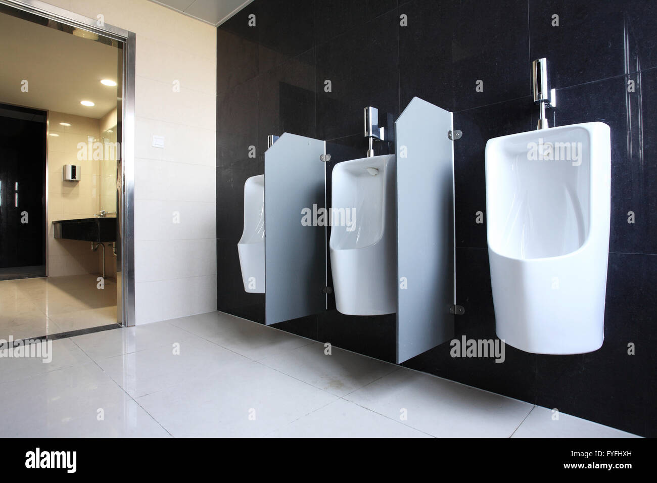 Public toilets, men's urinal Stock Photo - Alamy