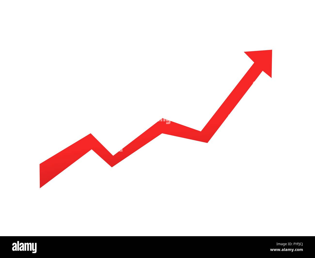 A conceptual line graph against a white background Stock Photo - Alamy