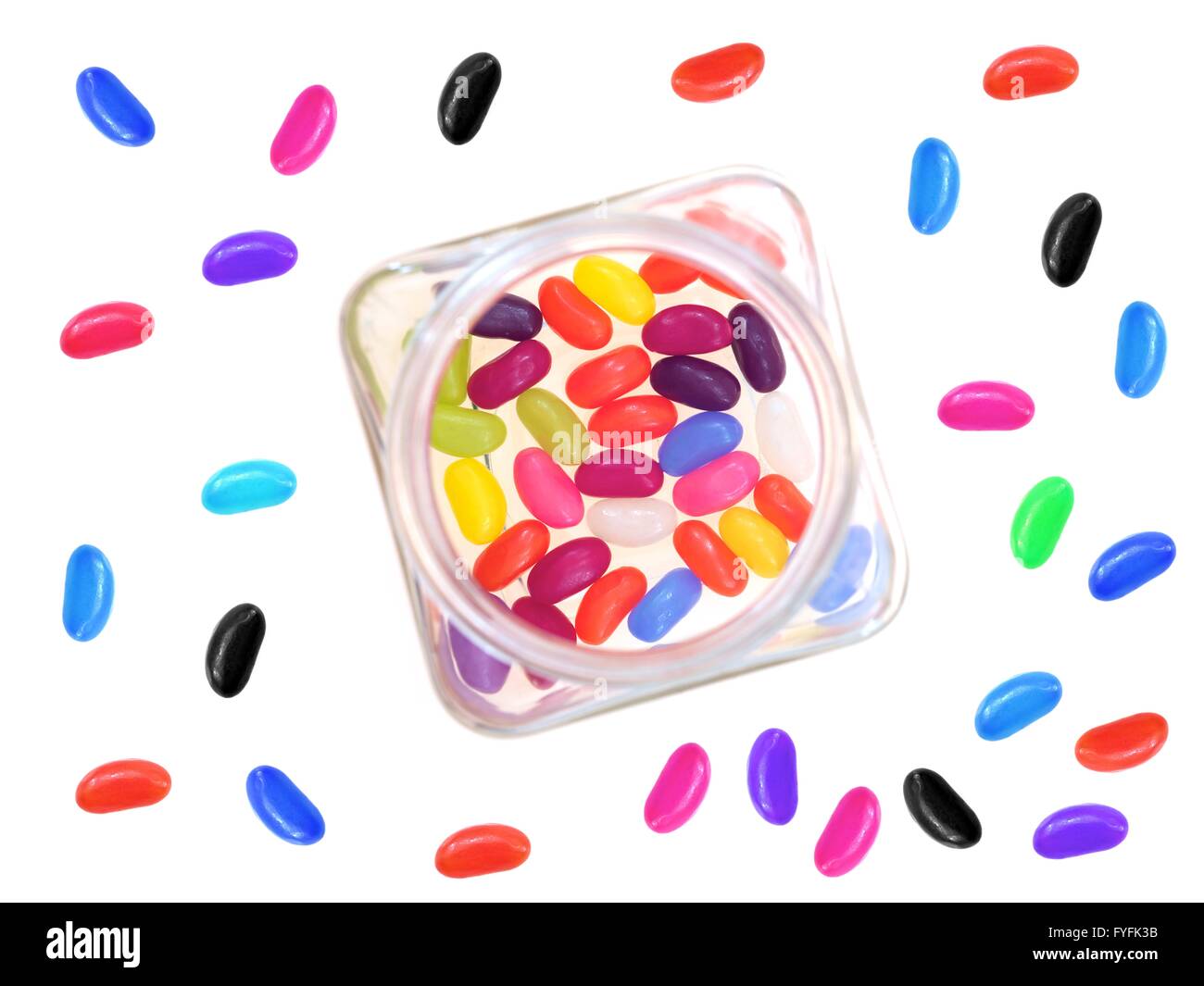 Sweet candy isolated against a white background Stock Photo - Alamy
