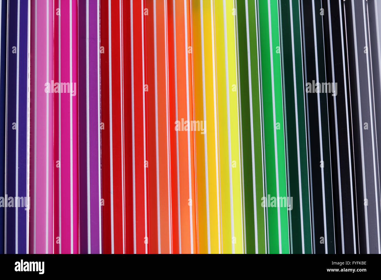 many colorful pens Stock Photo - Alamy