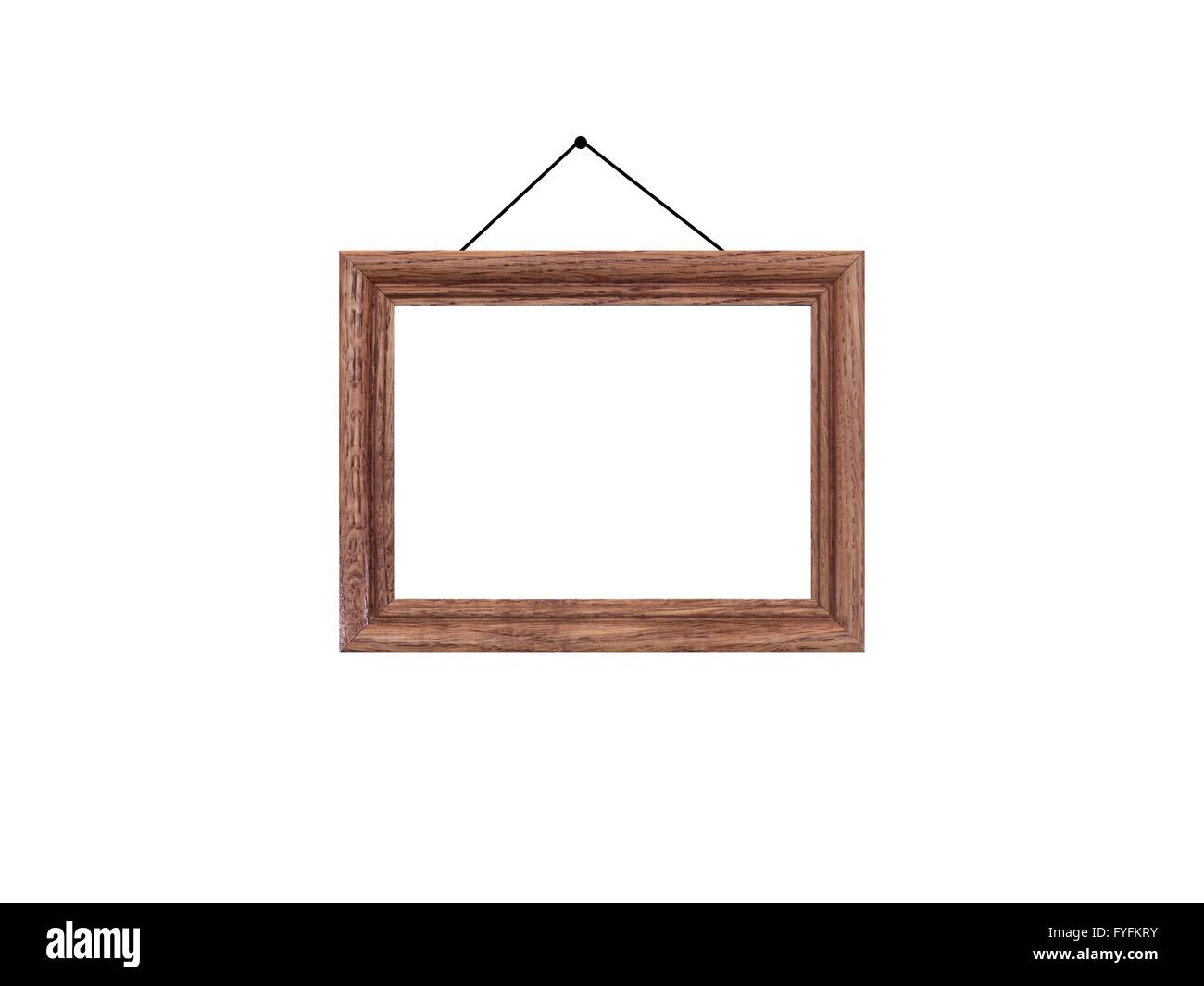 A close up shote of a vintage wooden photo frame Stock Photo - Alamy