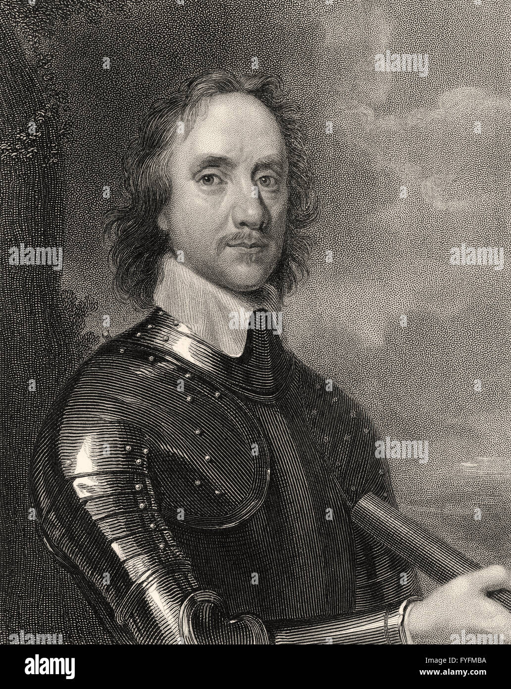 Oliver cromwell head hi-res stock photography and images - Alamy