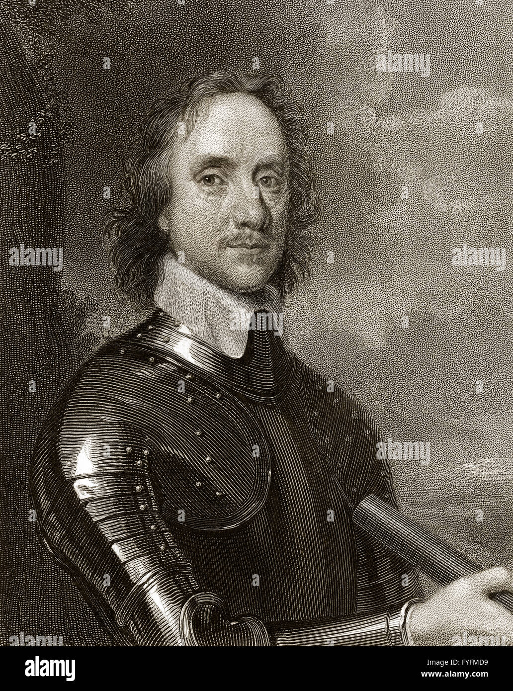 Oliver cromwell head hi-res stock photography and images - Alamy