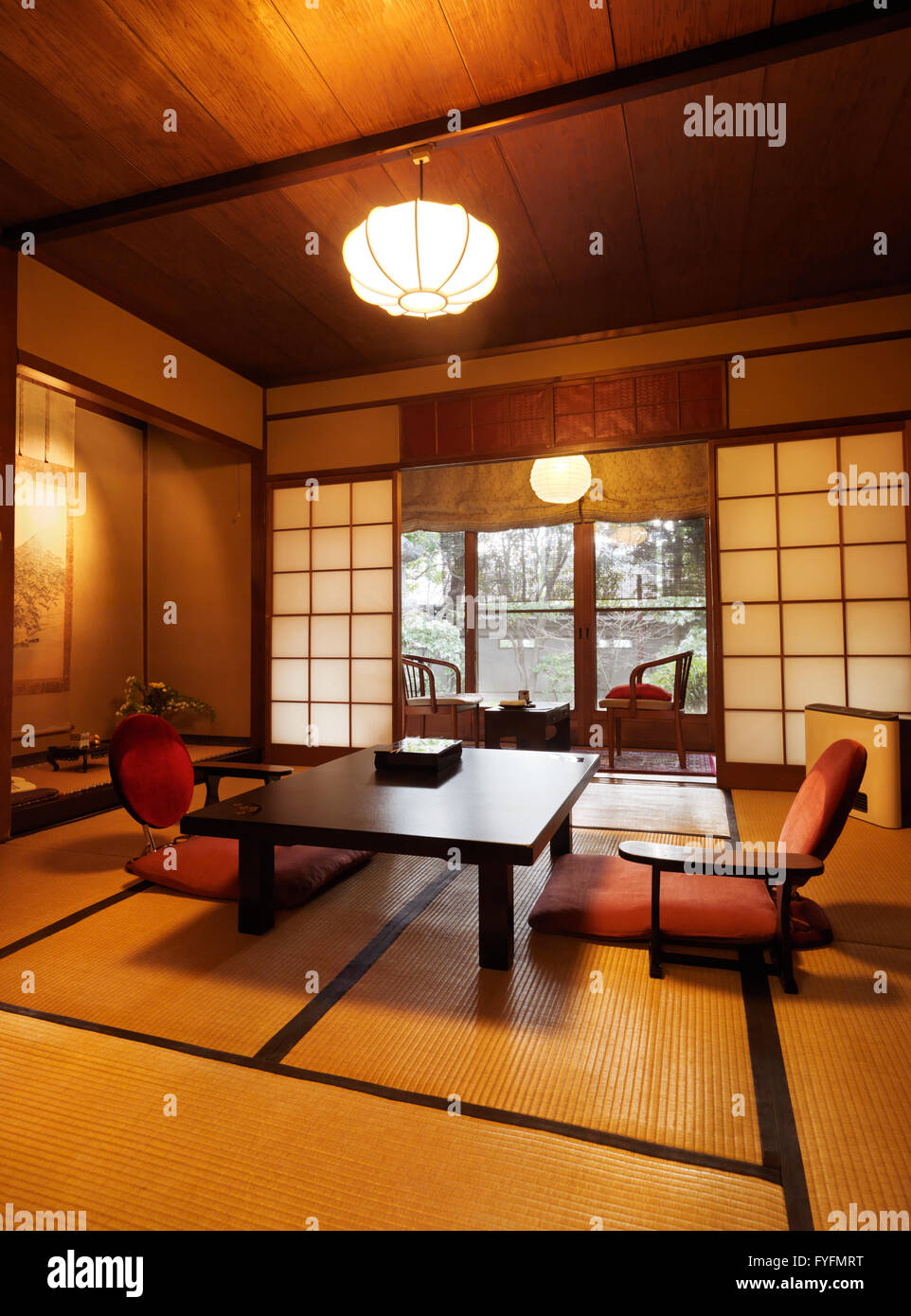 Japan Kyoto Traditional House Interior Stock Photos & Japan Kyoto ...