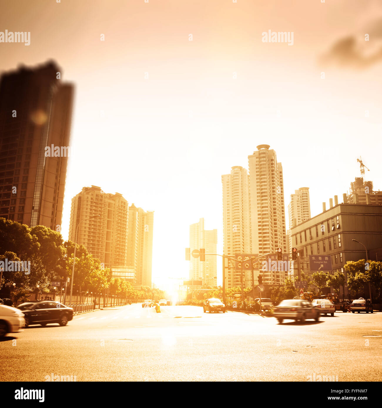 cityscape of modern city Stock Photo - Alamy