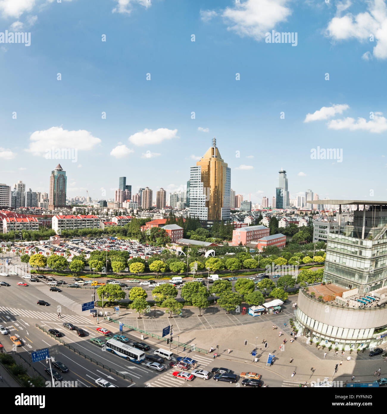 cityscape of modern city Stock Photo - Alamy