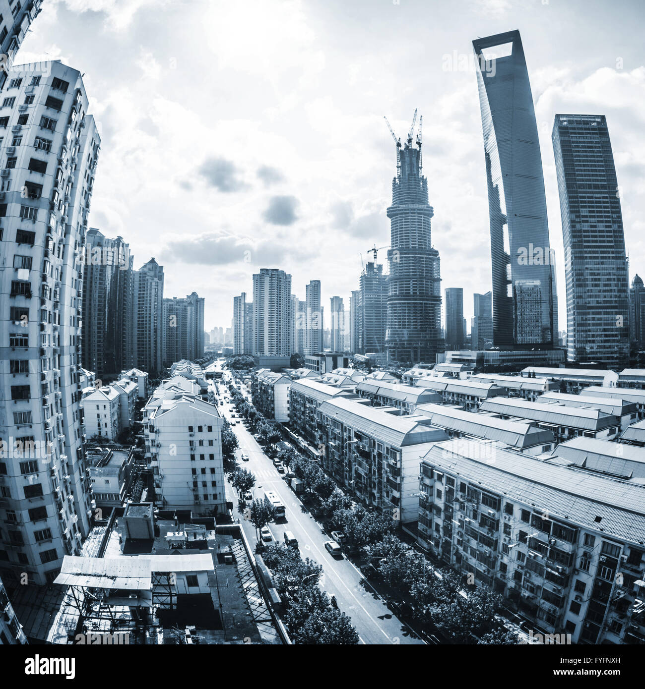 cityscape of modern city Stock Photo - Alamy