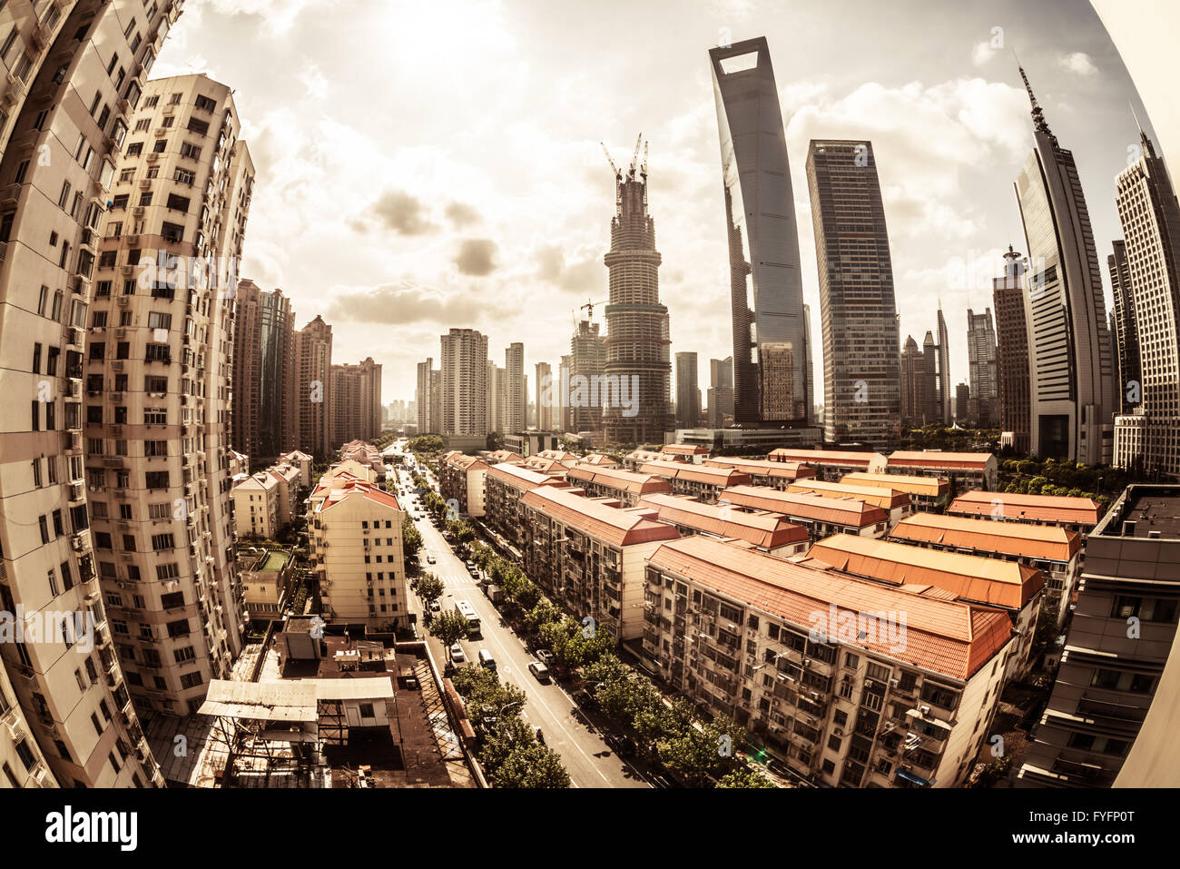 cityscape of modern city Stock Photo - Alamy