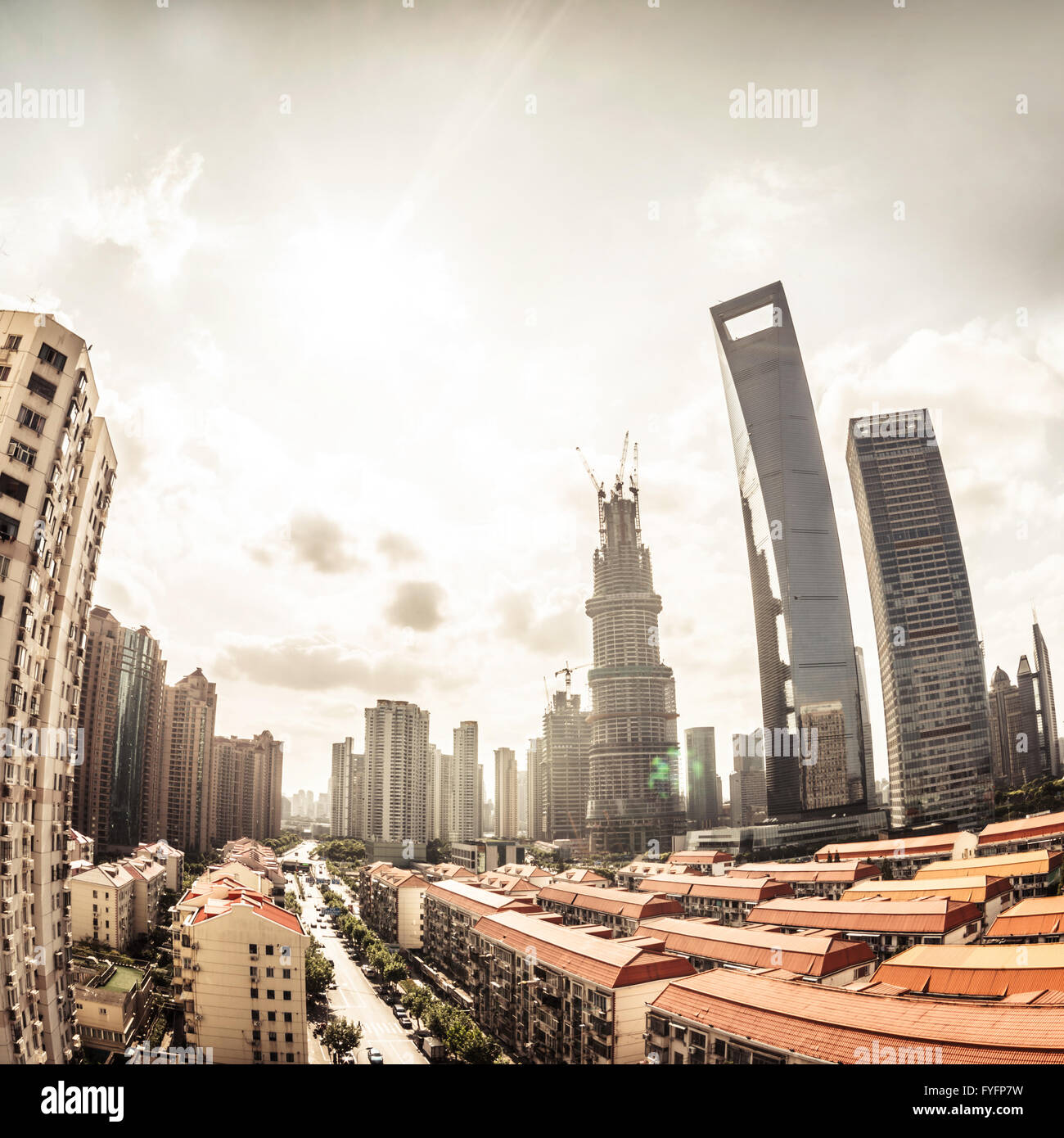 cityscape of modern city Stock Photo - Alamy