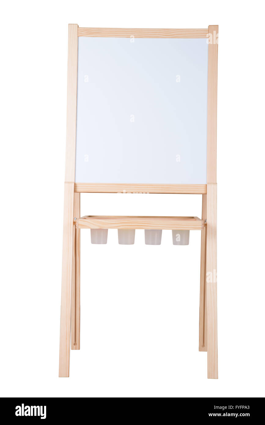 easel isolated with white background Stock Photo - Alamy