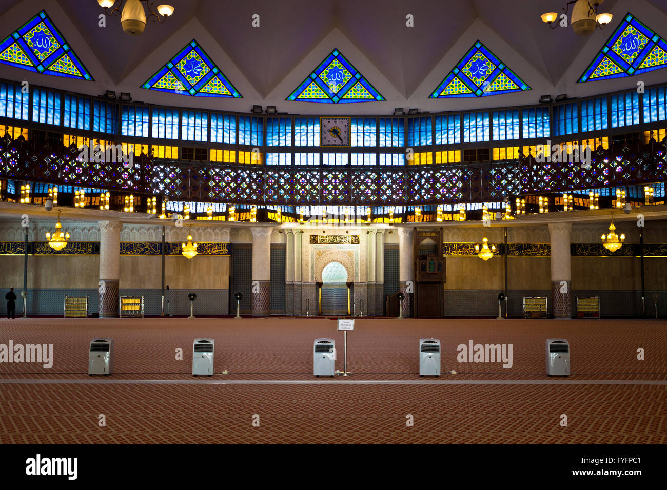 interior of malaysian mosque Stock Photo - Alamy