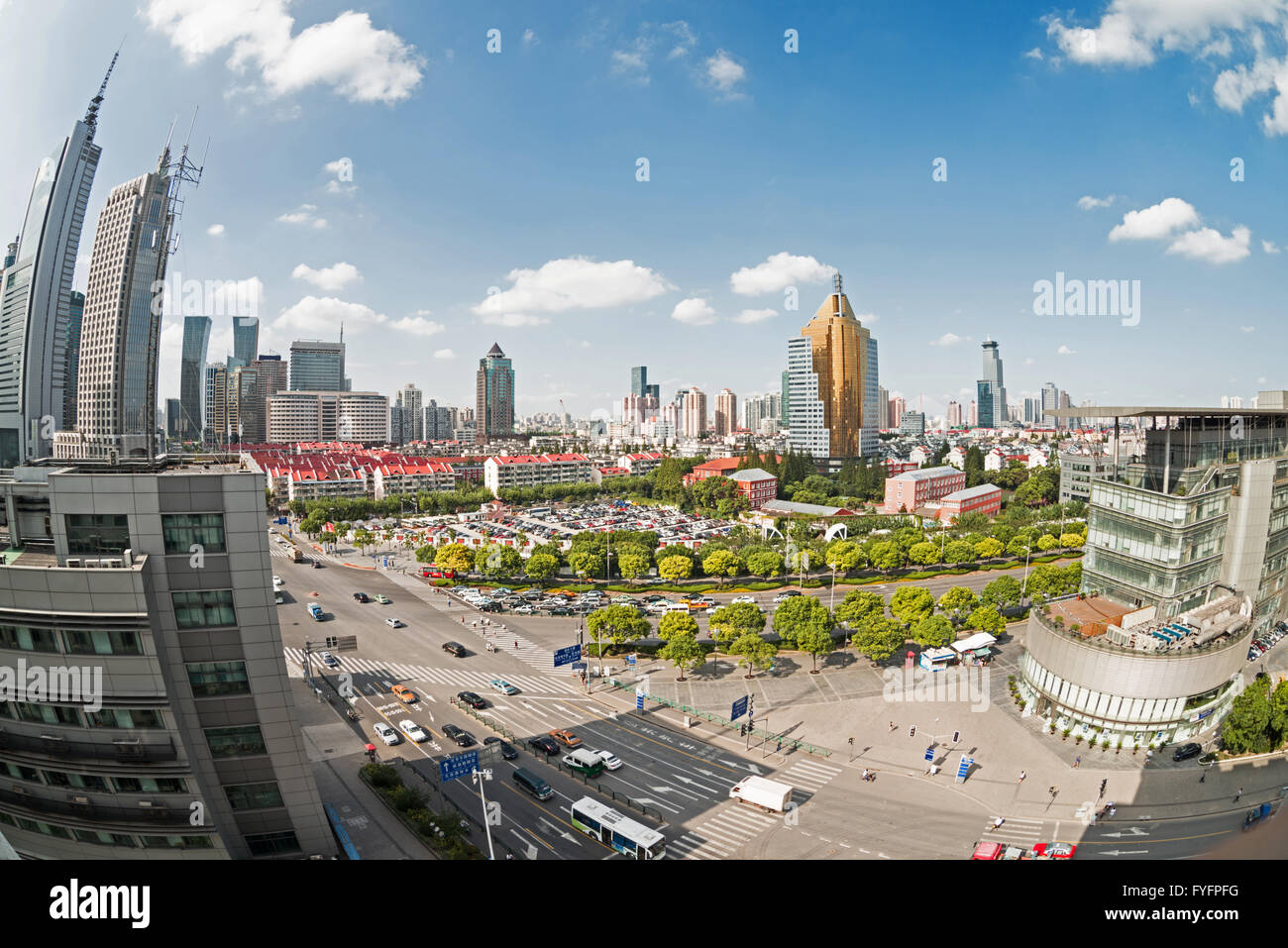 cityscape of modern city Stock Photo - Alamy