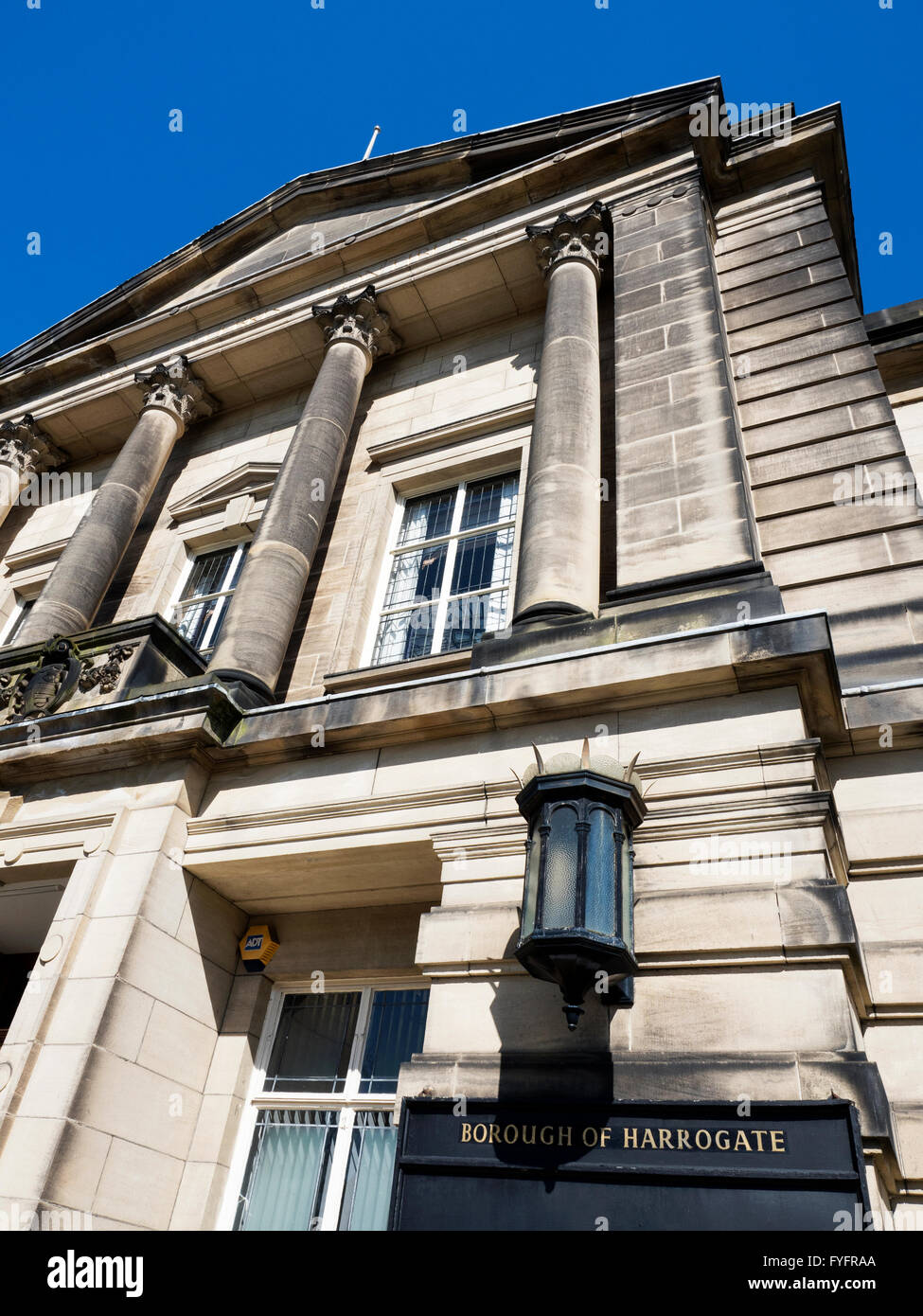 Harrogate Borough Council Building at Crescent Gardens in Harrogate ...