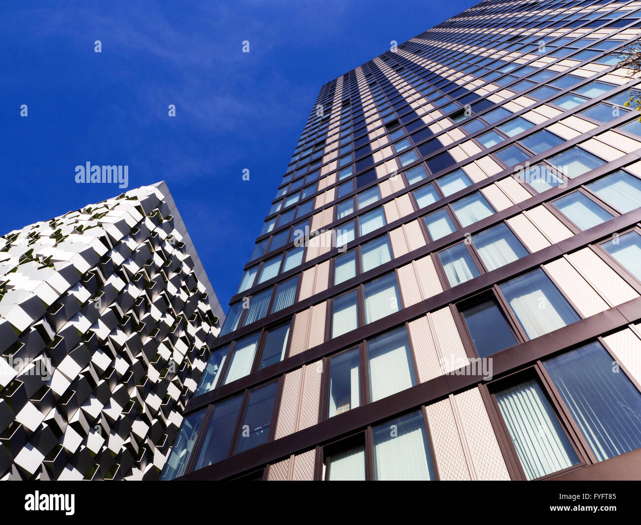 Tower Block and Cheesegrater Building in Sheffield South Yorkshire ...
