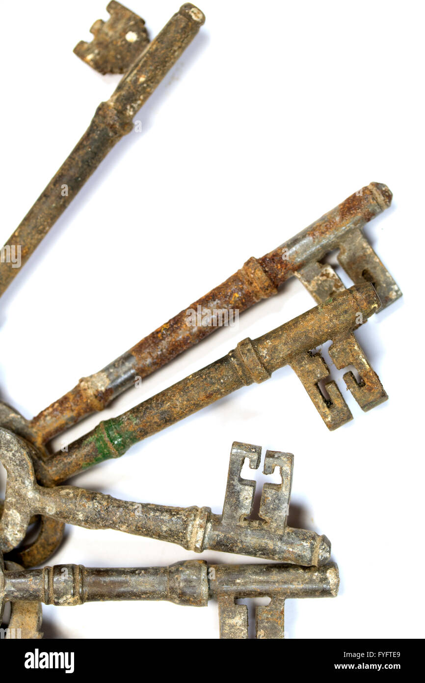 Vintage Antique Keys Stock Photo - Alamy