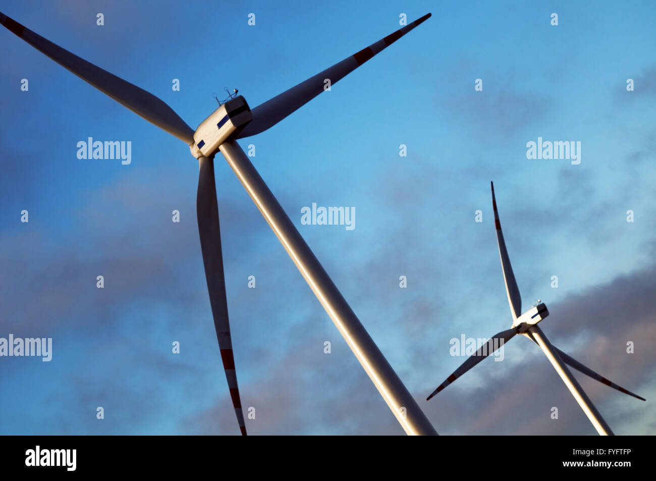 Wind turbines generation sustainable energy hi-res stock photography ...